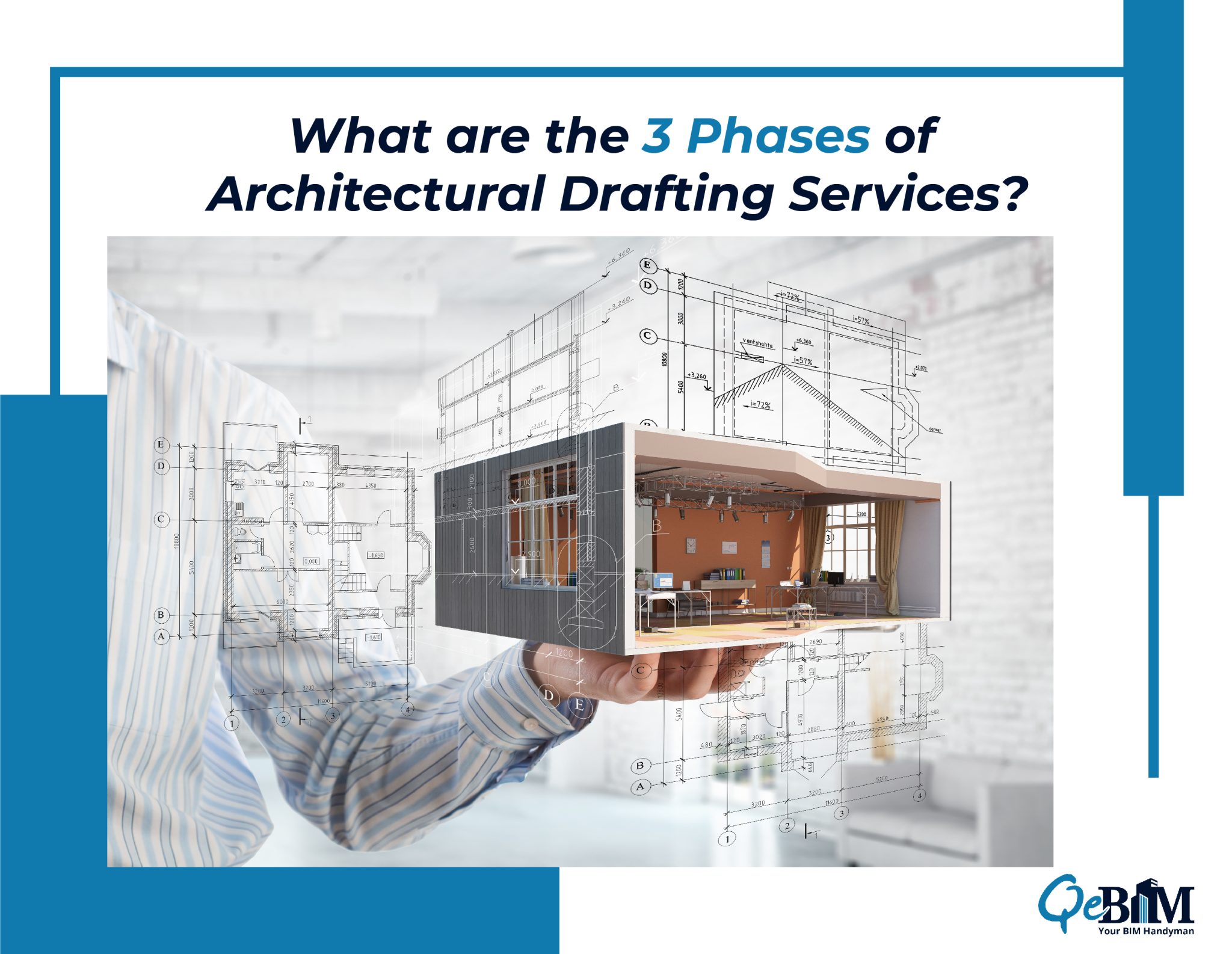 What are the 3 Phases of Architectural Drafting Services?
